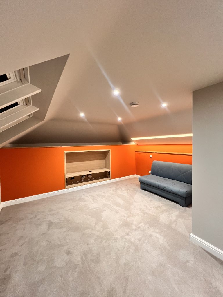 Innovative attic conversion providinga practical space